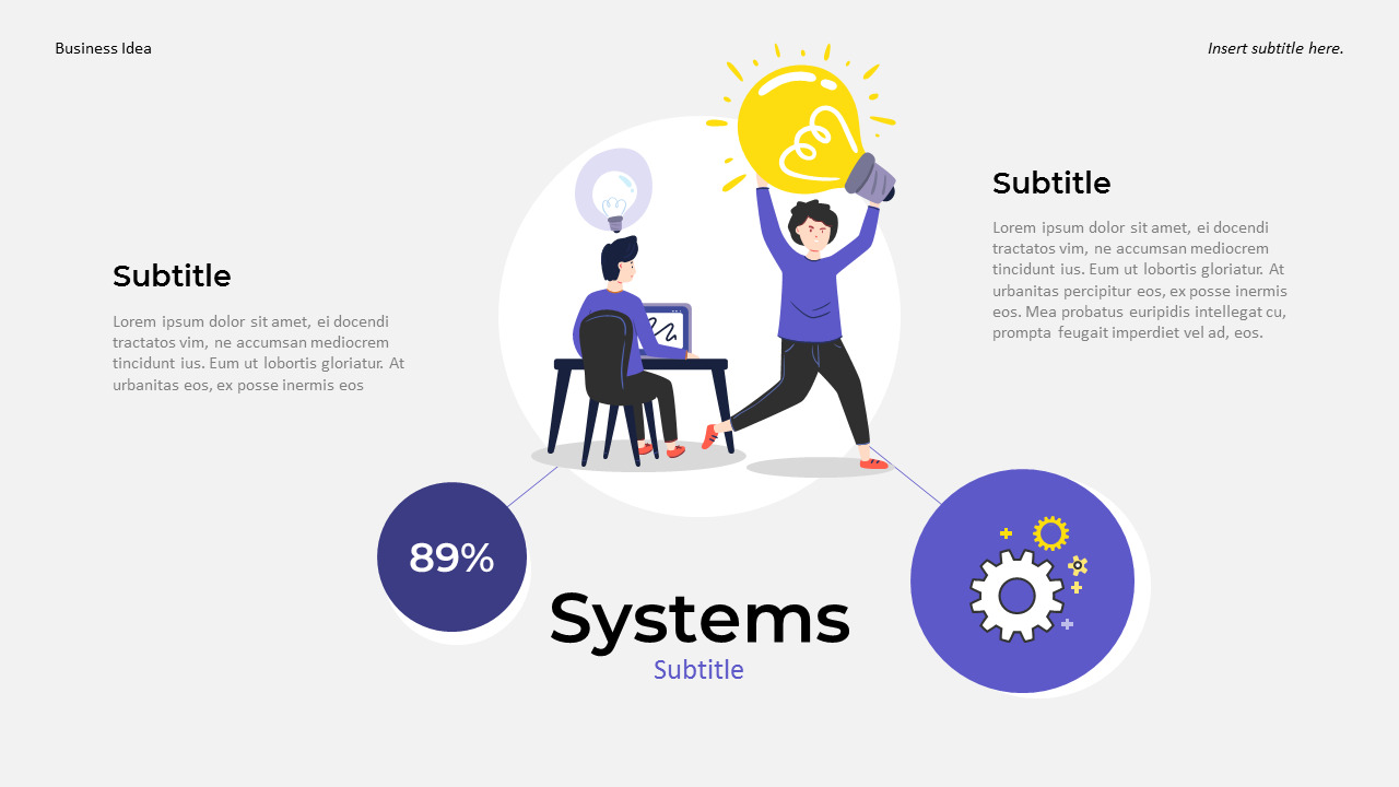 Business Idea Simple Slides Templates
