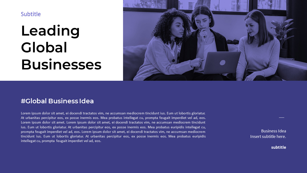 Business Idea Simple Slides Templates