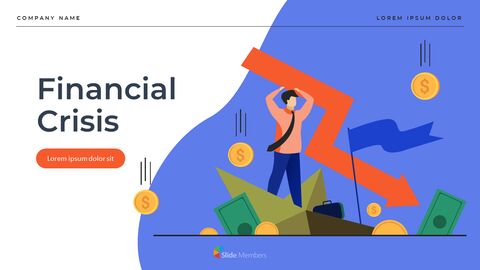 Financial Crisis Business PowerPoint Templates