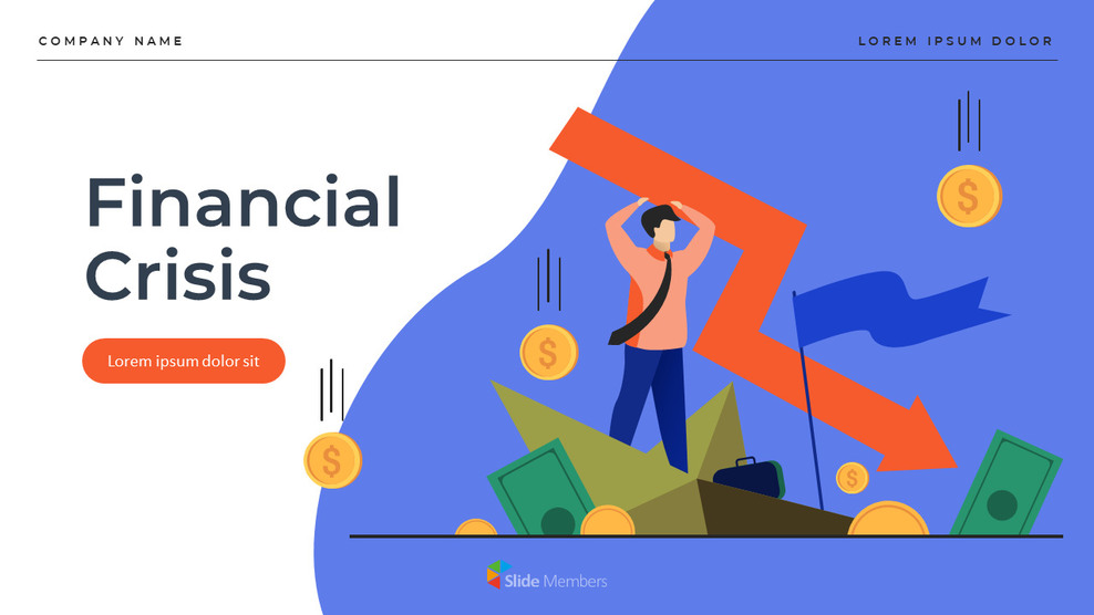Financial Crisis Business PowerPoint Templates