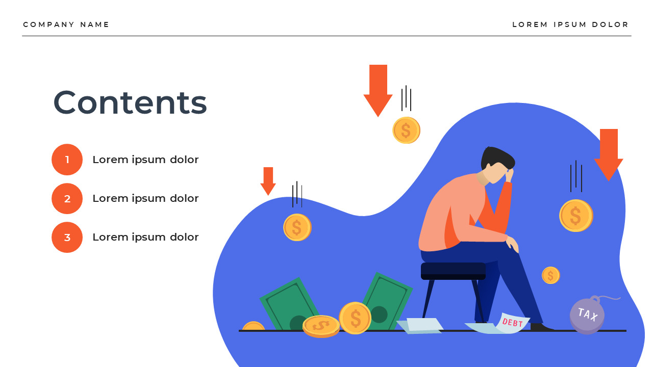 Financial Crisis Business PowerPoint Templates