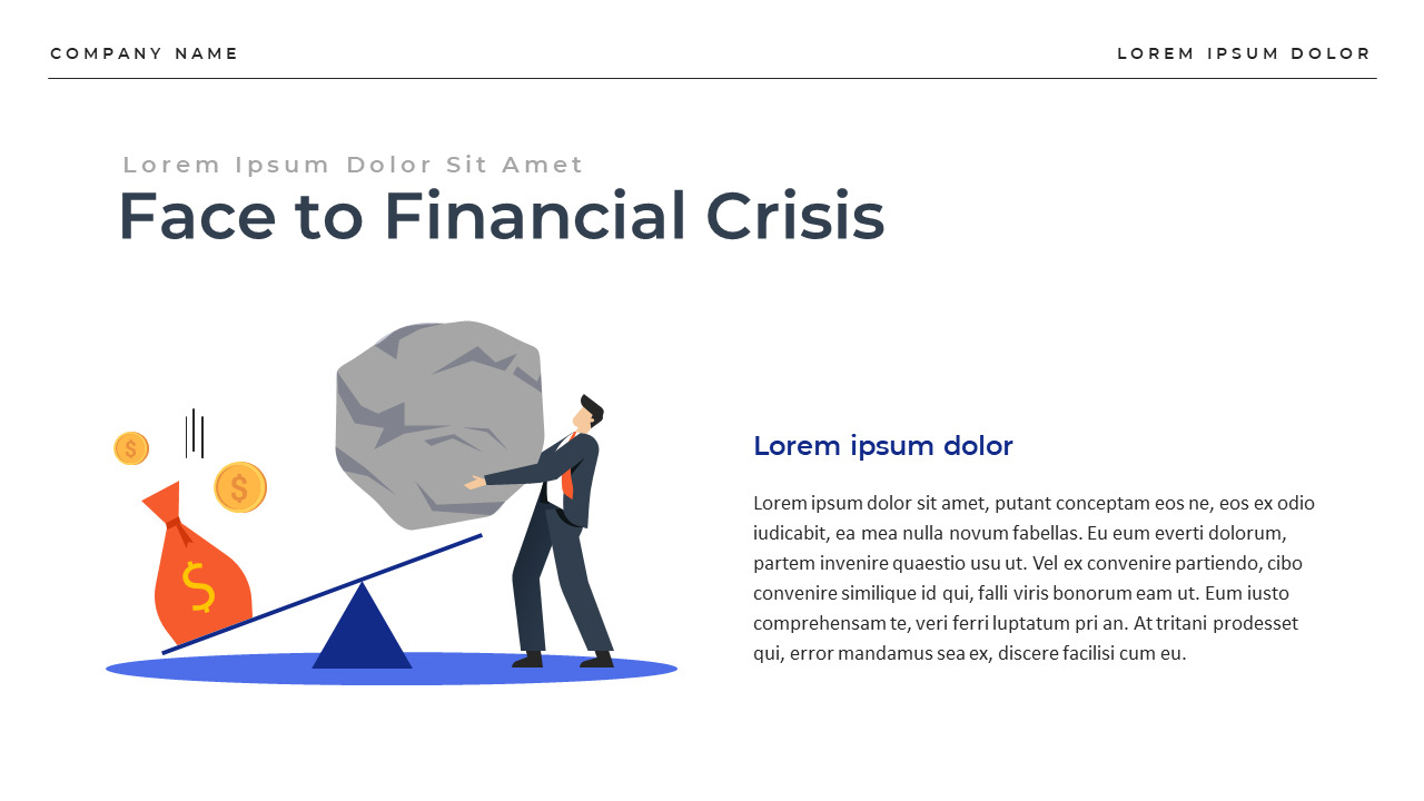 Financial Crisis Business PowerPoint Templates