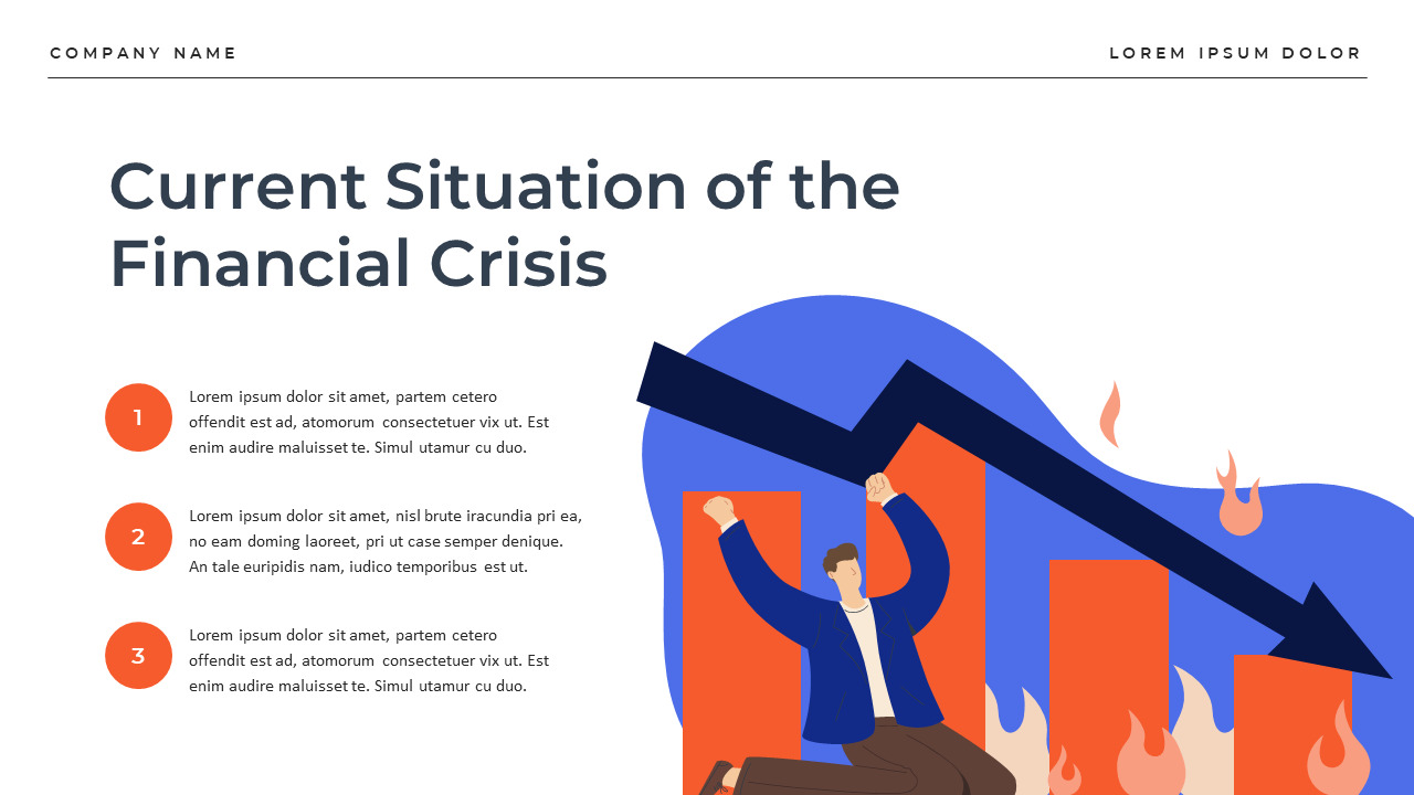 Financial Crisis Business PowerPoint Templates