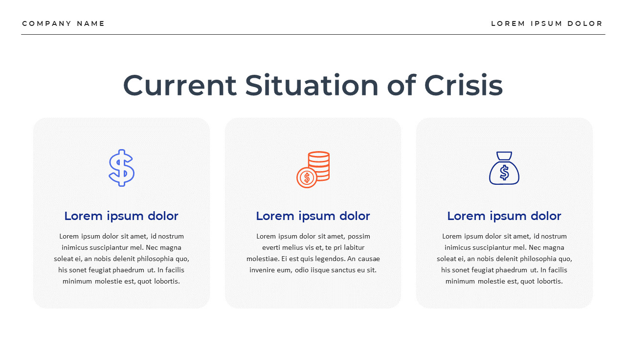 Financial Crisis Business PowerPoint Templates
