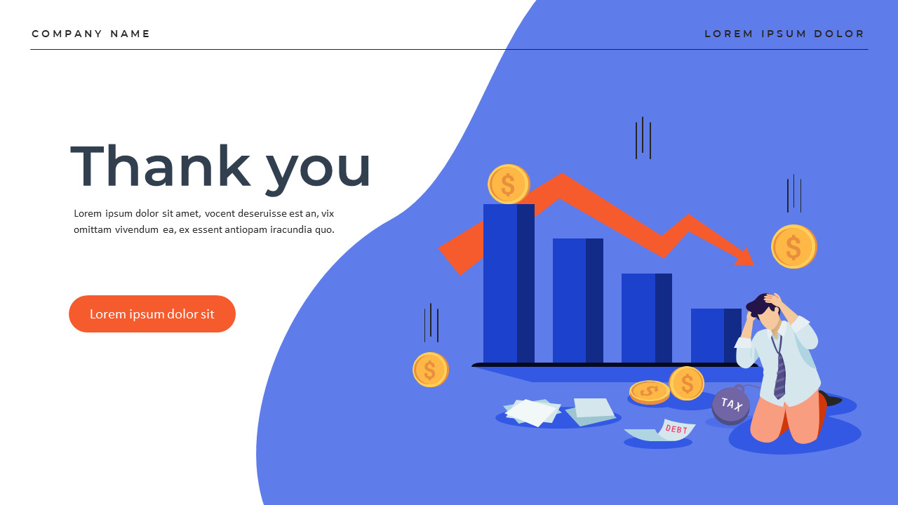 Financial Crisis Business PowerPoint Templates