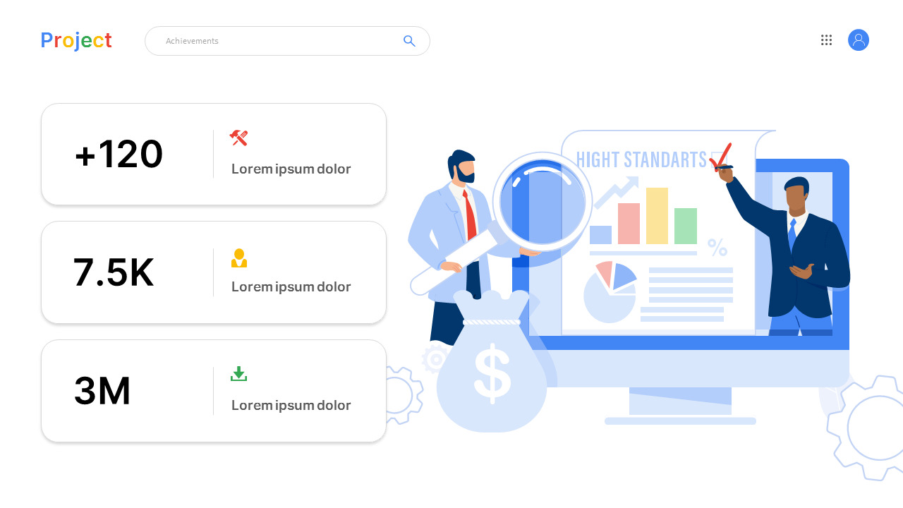 Google Design Concept Project Product Pitch Presentation Template