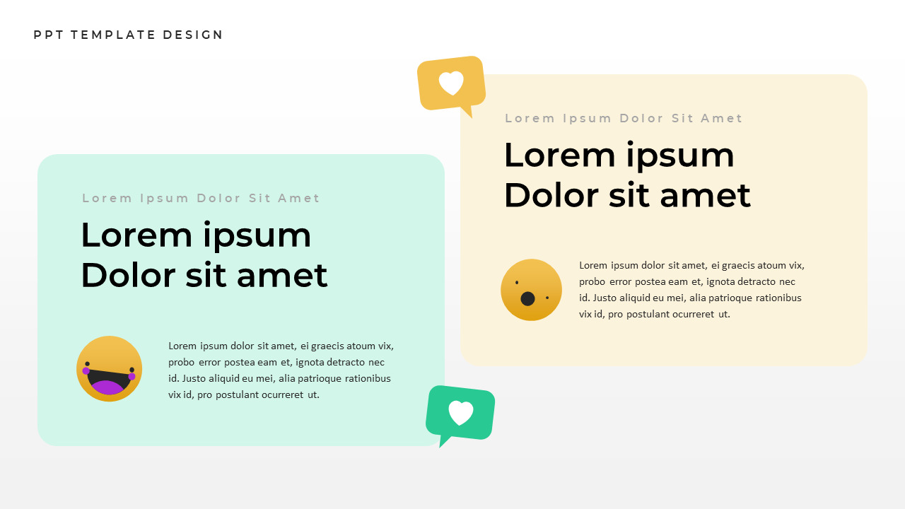 Influencer design presentation template