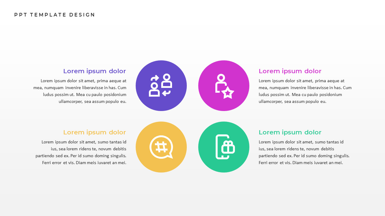 Influencer design presentation template