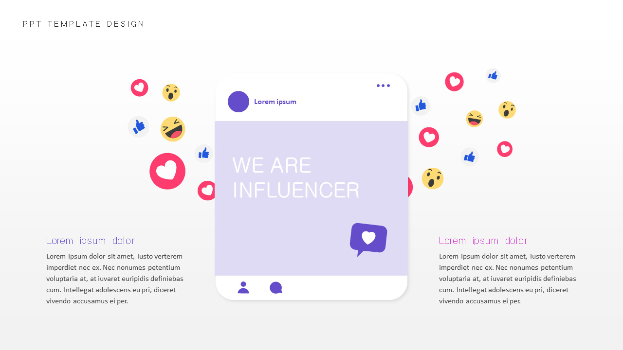 Influencer Google Presentation Slides
