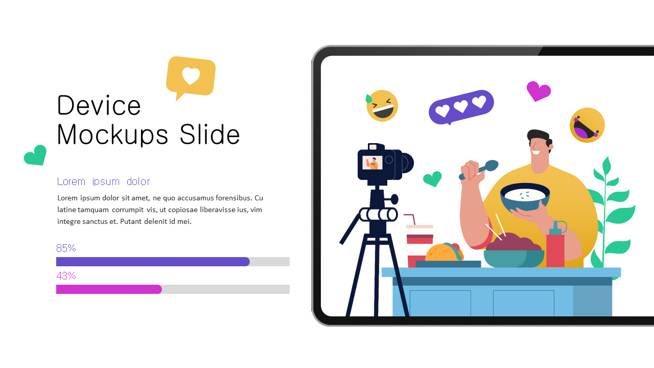 Influencer Google Presentation Slides