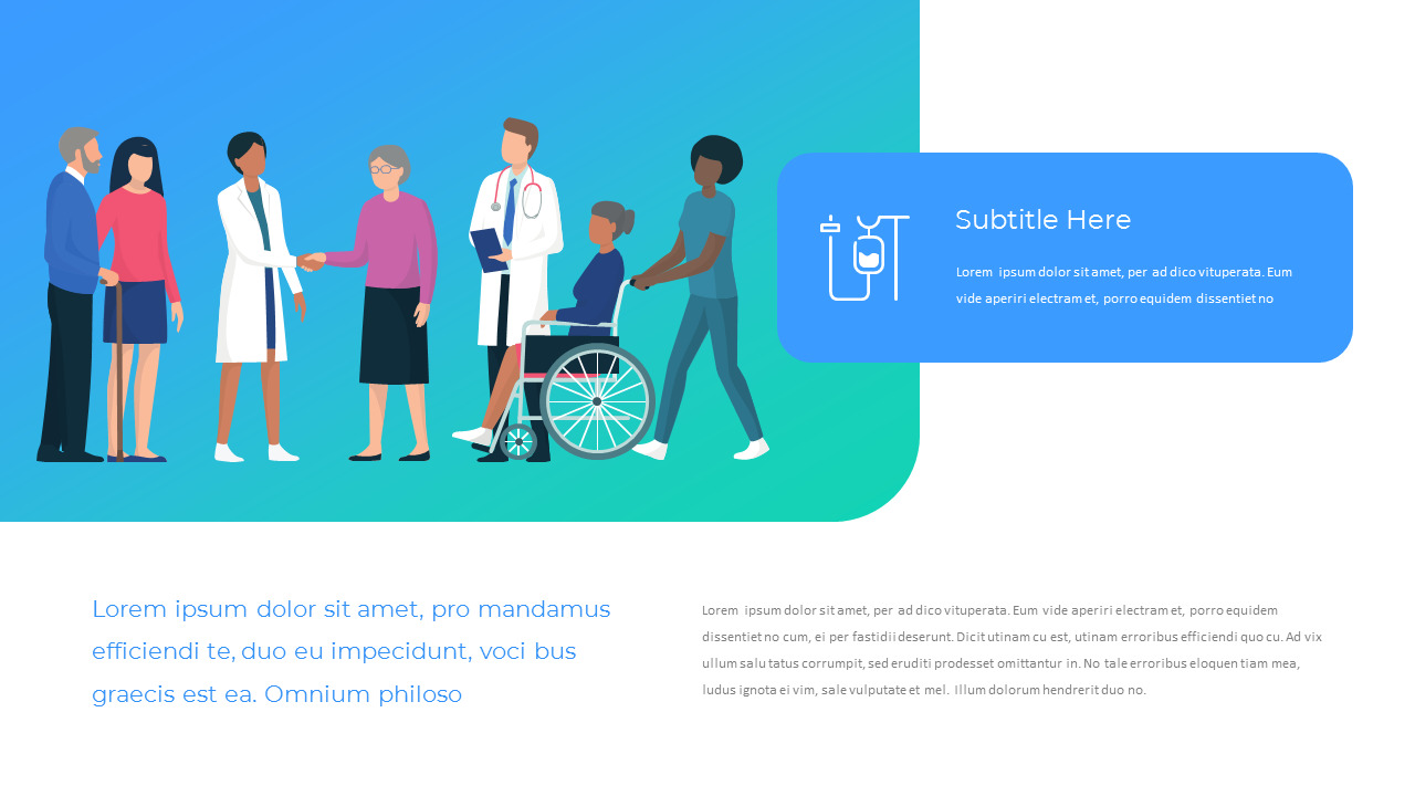 Medical Center company profile ppt template