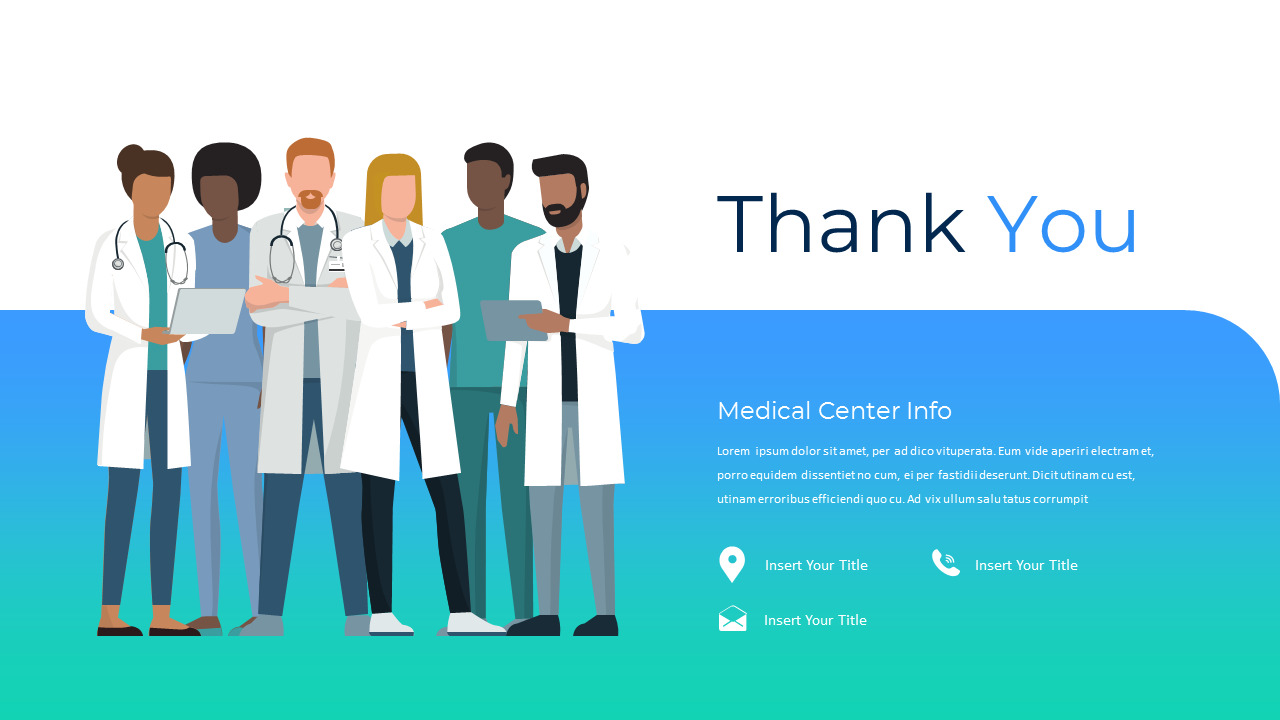 Medical Center company profile ppt template