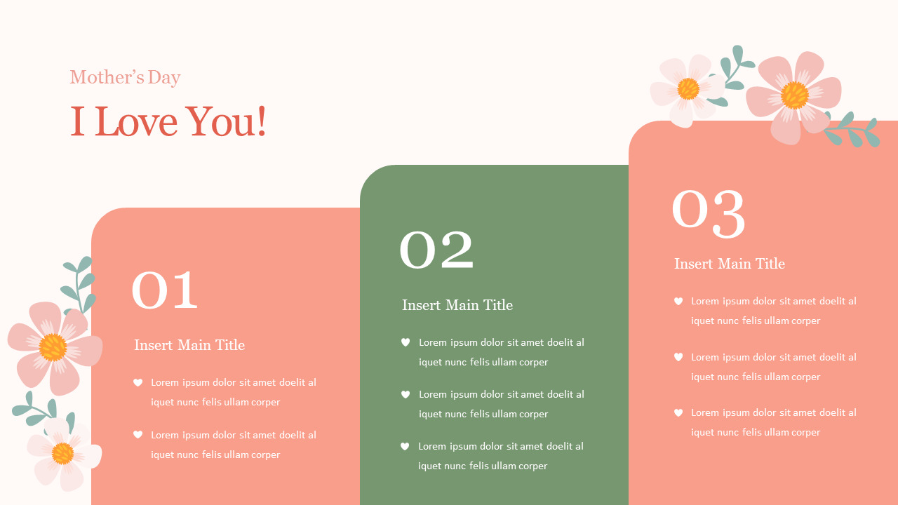 Mother’s Day elegant powerpoint templates