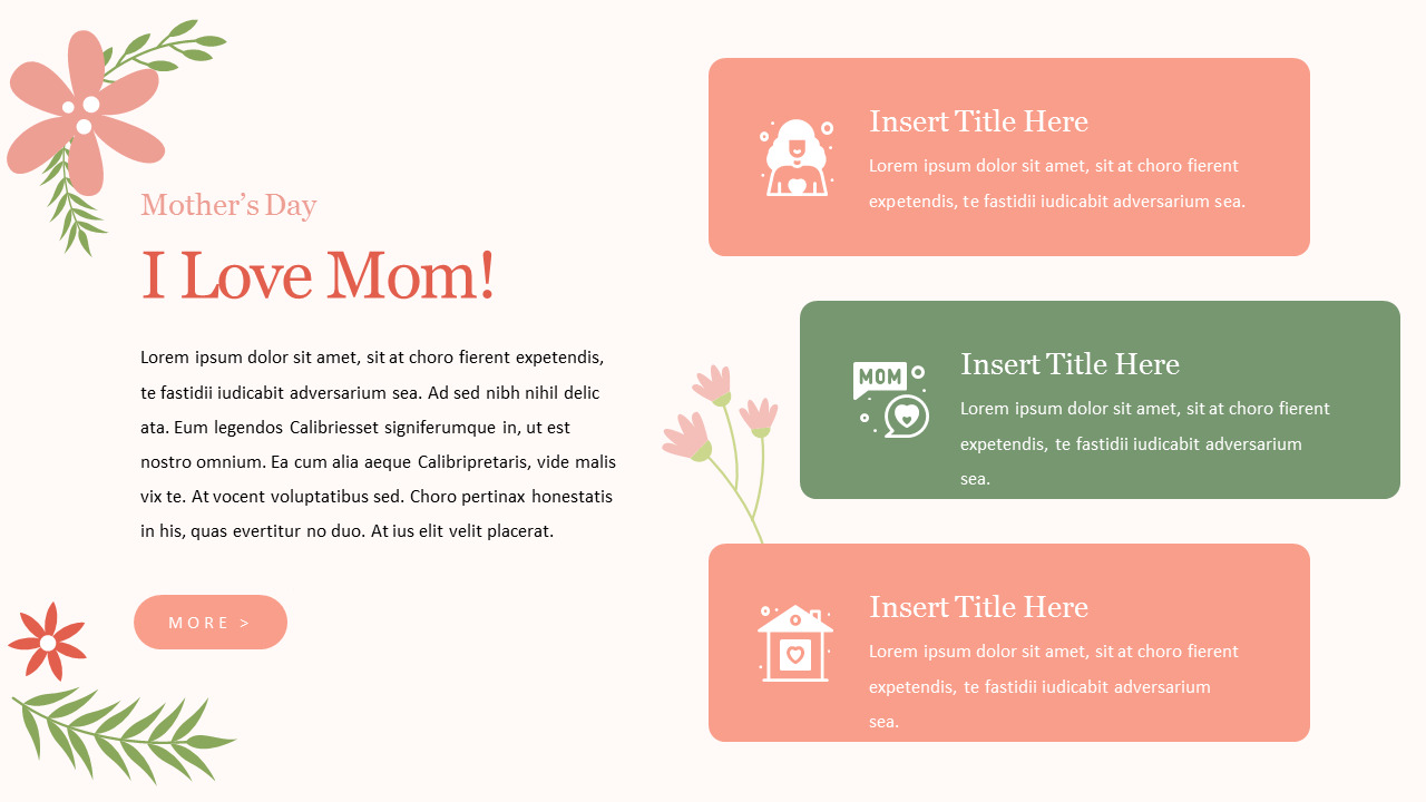 Mother’s Day elegant powerpoint templates