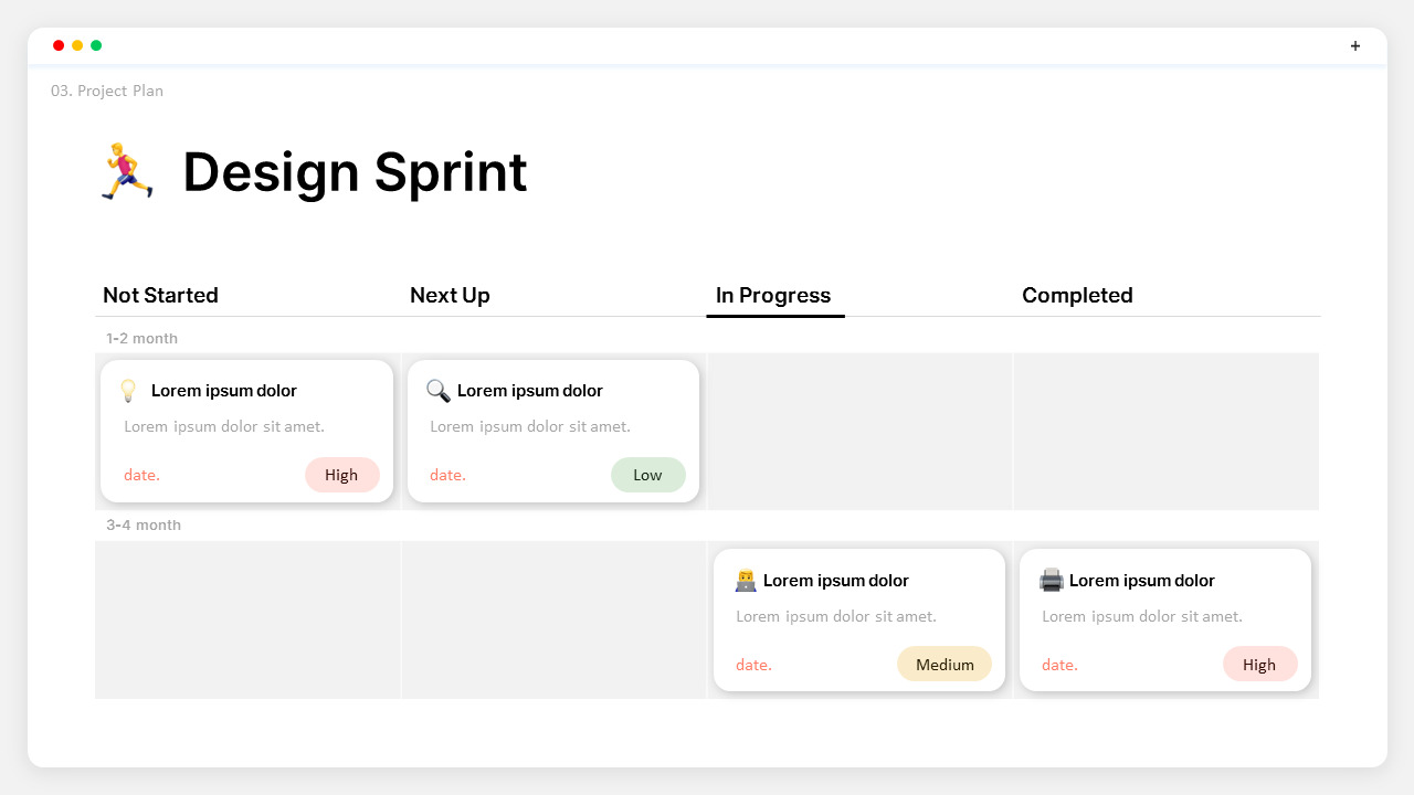 Project Notion Theme startup investor presentation ppt