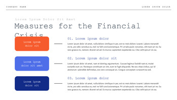 Financial Crisis Google Slides Template Diagrams Design
