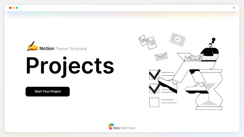 Project Notion Theme Google Slides to PowerPoint
