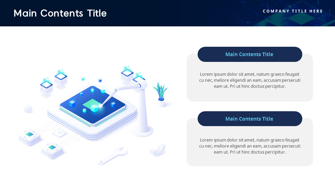Semiconductor Technology animated powerpoint slides