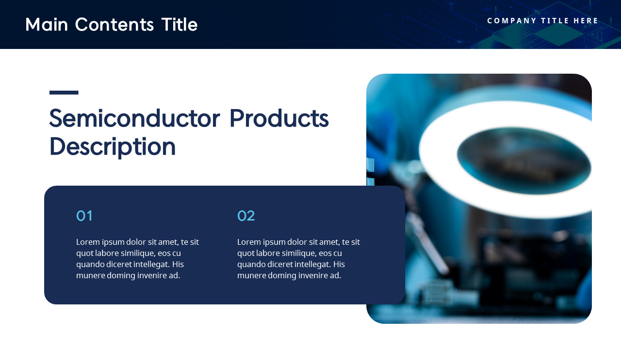 Semiconductor Technology animated powerpoint slides