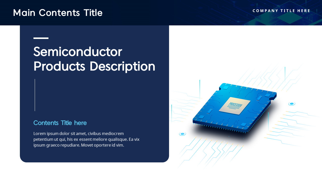 Semiconductor Technology animated powerpoint slides