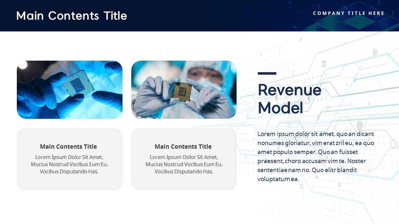 Semiconductor Technology animated powerpoint slides