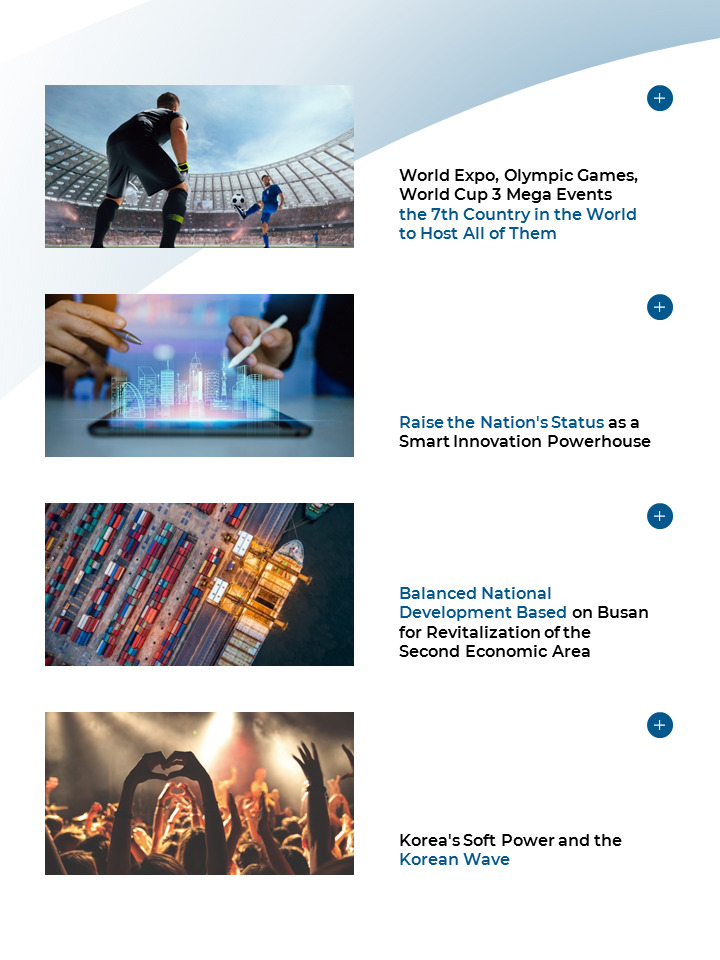 World EXPO 2030 BUSAN, KOREA presentation slide design