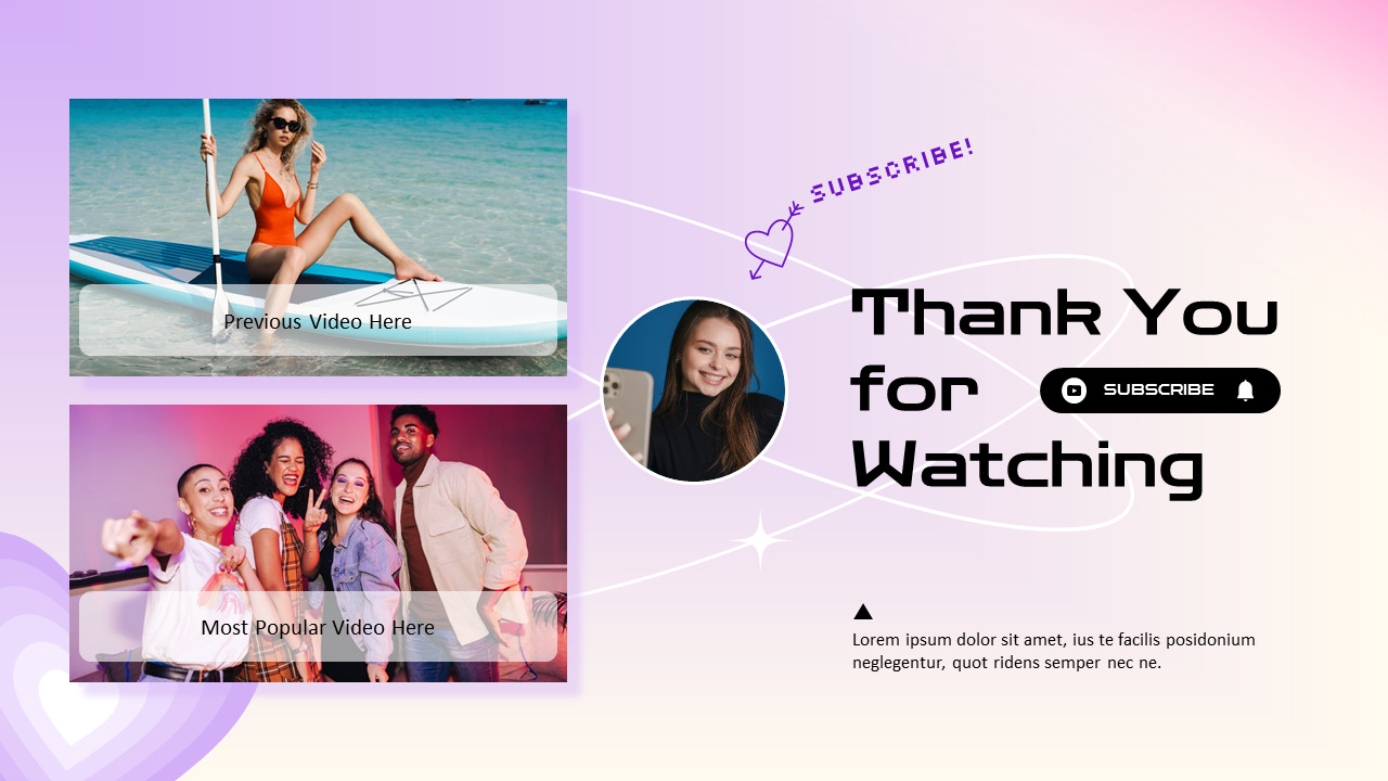 Youtube Channel Art Kit deck slide