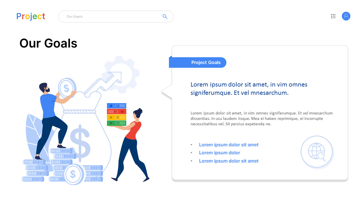 Google Design Concept Project professional google slides presentation