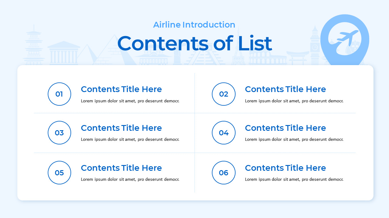 Airline Google PowerPoint Presentation