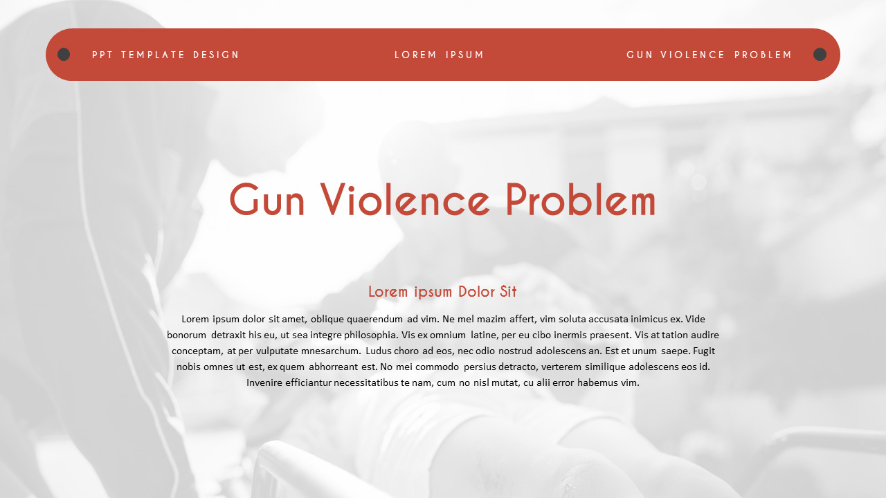 Gun Violence Problem Google Slides Themes & Templates|Lifestyle