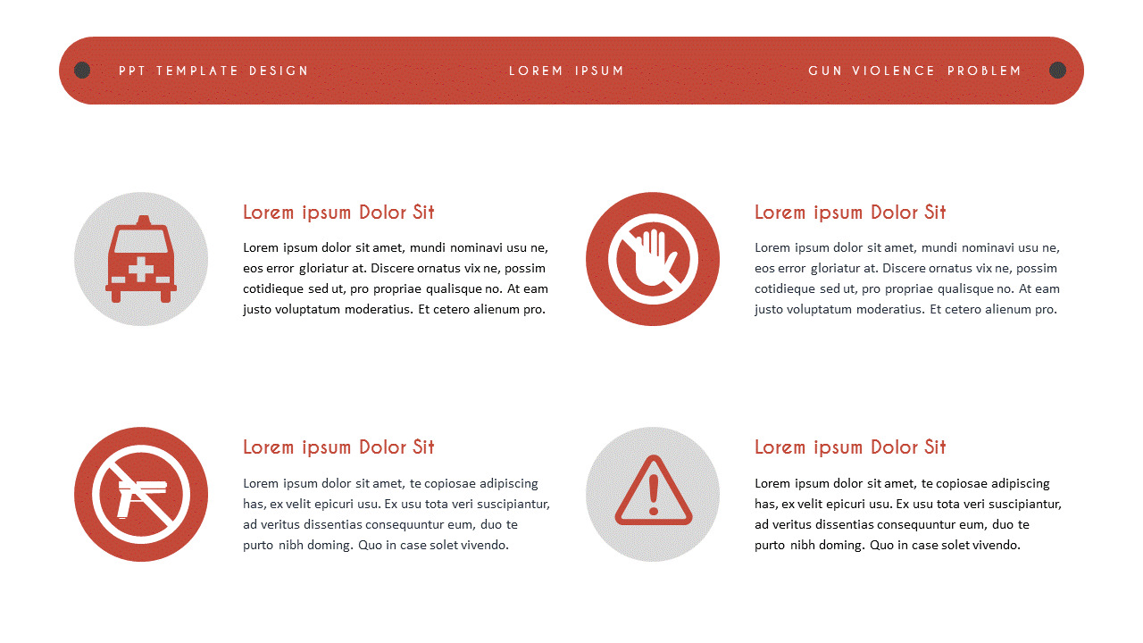 Gun Violence Problem Google Slides Themes & Templates|Lifestyle