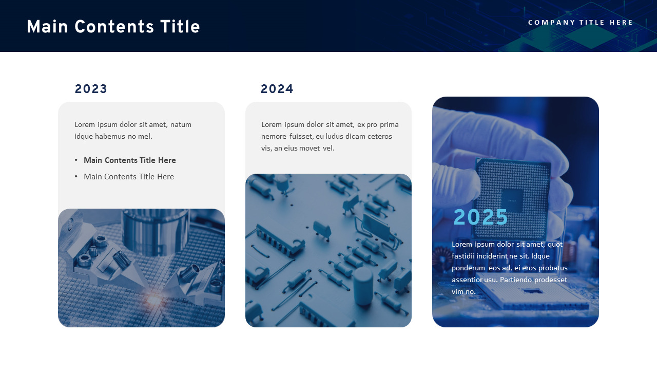 Semiconductor Technology google slides design