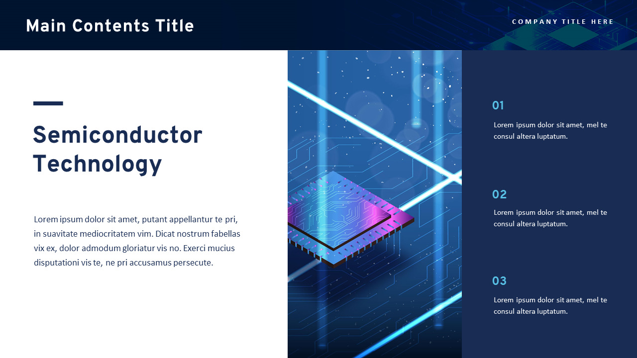 Semiconductor Technology google slides design