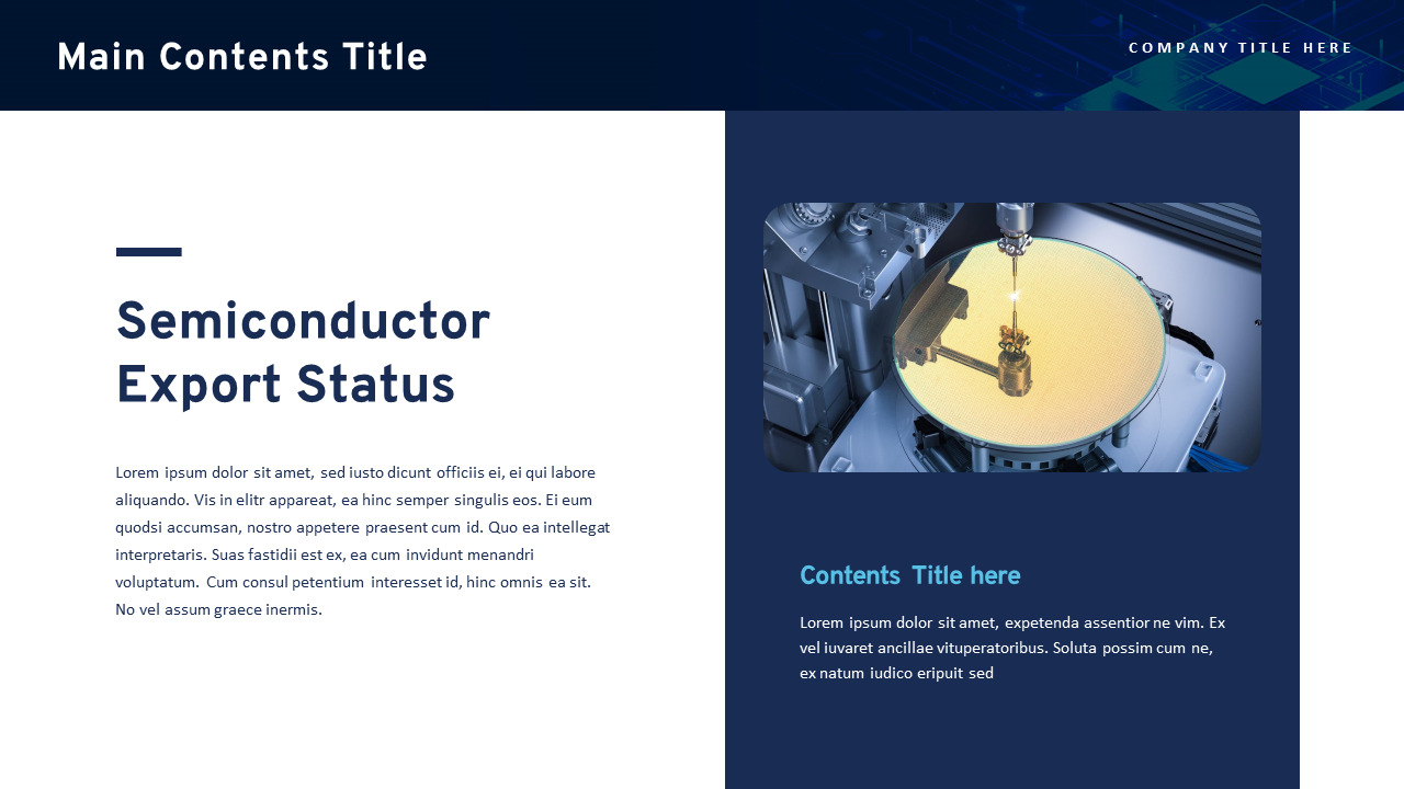 Semiconductor Technology google slides design