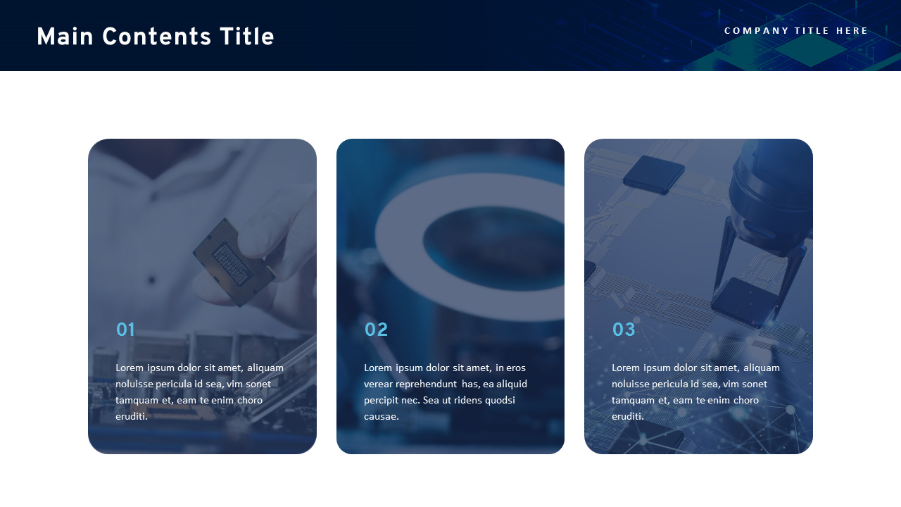 Semiconductor Technology google slides design