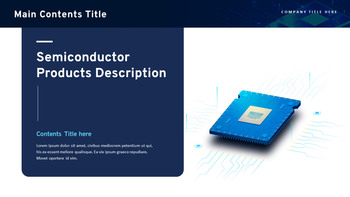 Semiconductor Technology google slides design