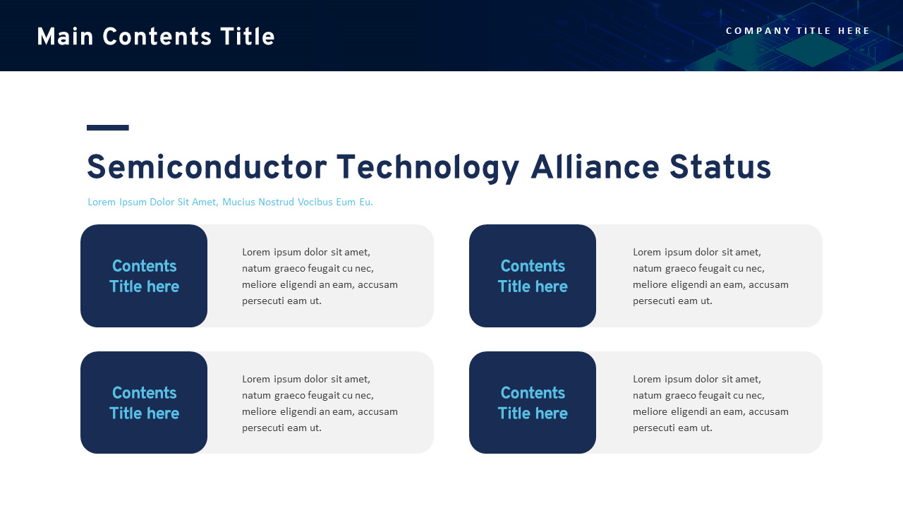 Semiconductor Technology google slides design