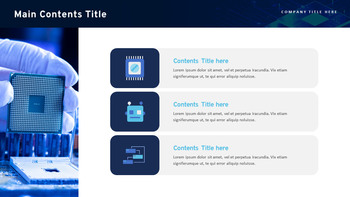 Semiconductor Technology google slides design