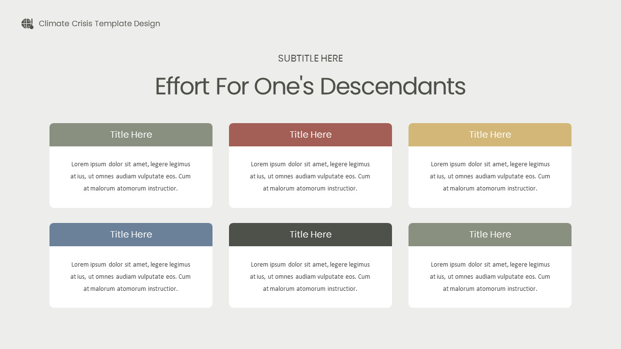 Climate Crisis Presentation PPT