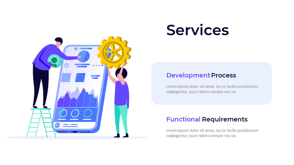 Mobile App Development Pitch Deck deck templates