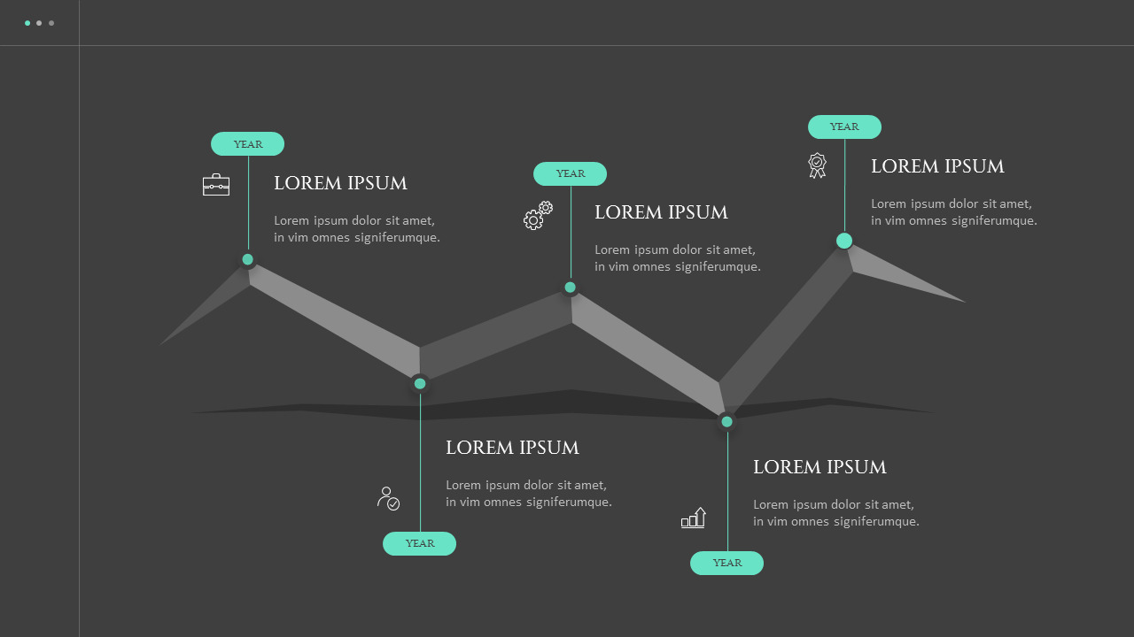 Modern Dark Version Business Solution Simple Google Slides Templates