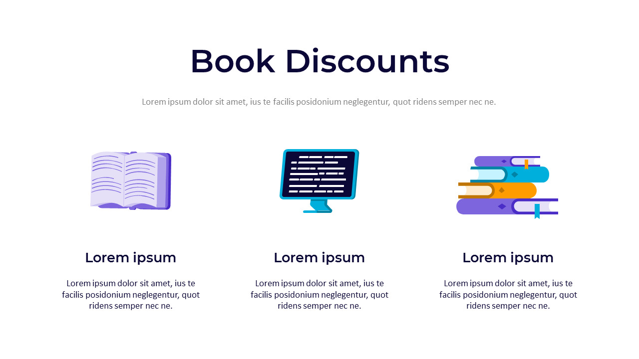 Online Library Illust Pitch Deck ppt slide templates