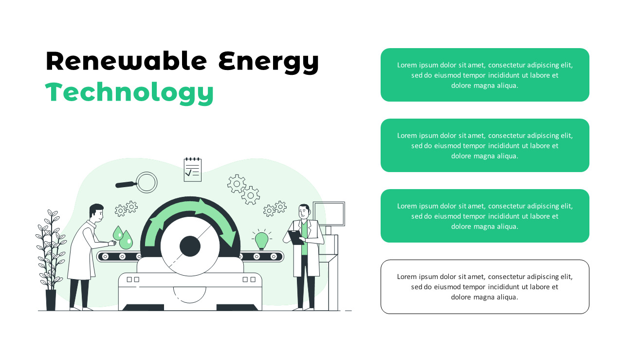Renewable Energy portfolio template