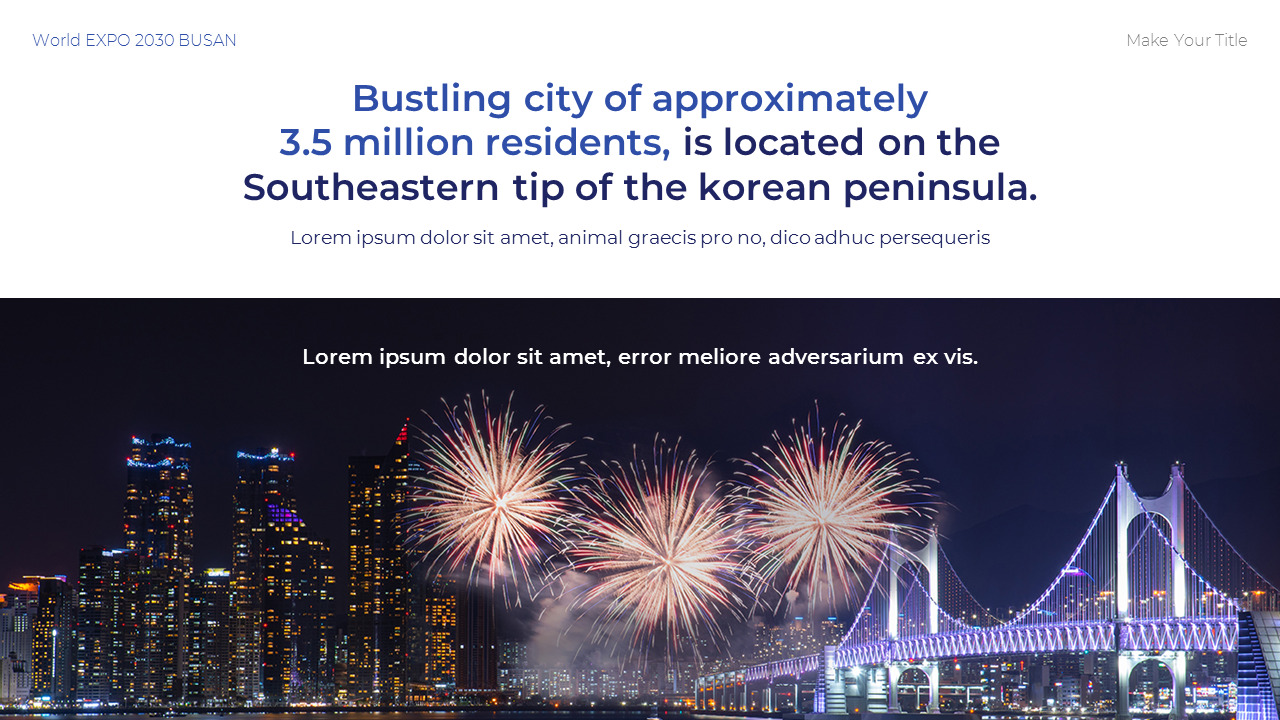 World EXPO 2030 BUSAN business ppt