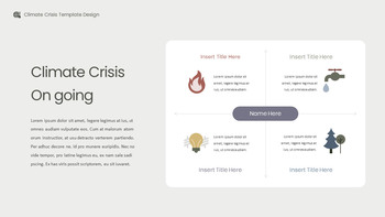 Climate Crisis Google Slides Template Diagrams Design