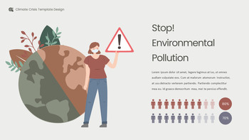Climate Crisis Google Slides Template Diagrams Design