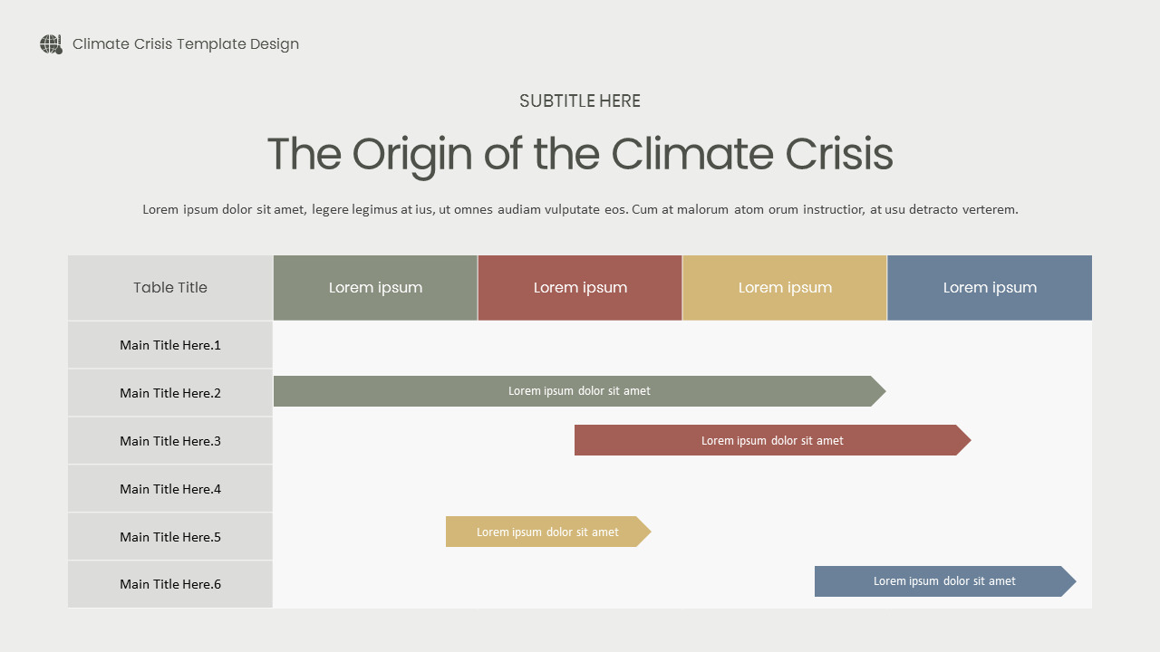 Climate Crisis Google Slides Template Diagrams Design