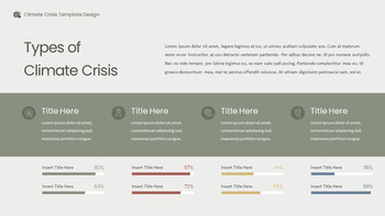 Climate Crisis Google Slides Template Diagrams Design