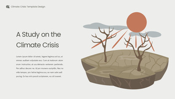 Climate Crisis Google Slides Template Diagrams Design