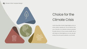 Climate Crisis Google Slides Template Diagrams Design